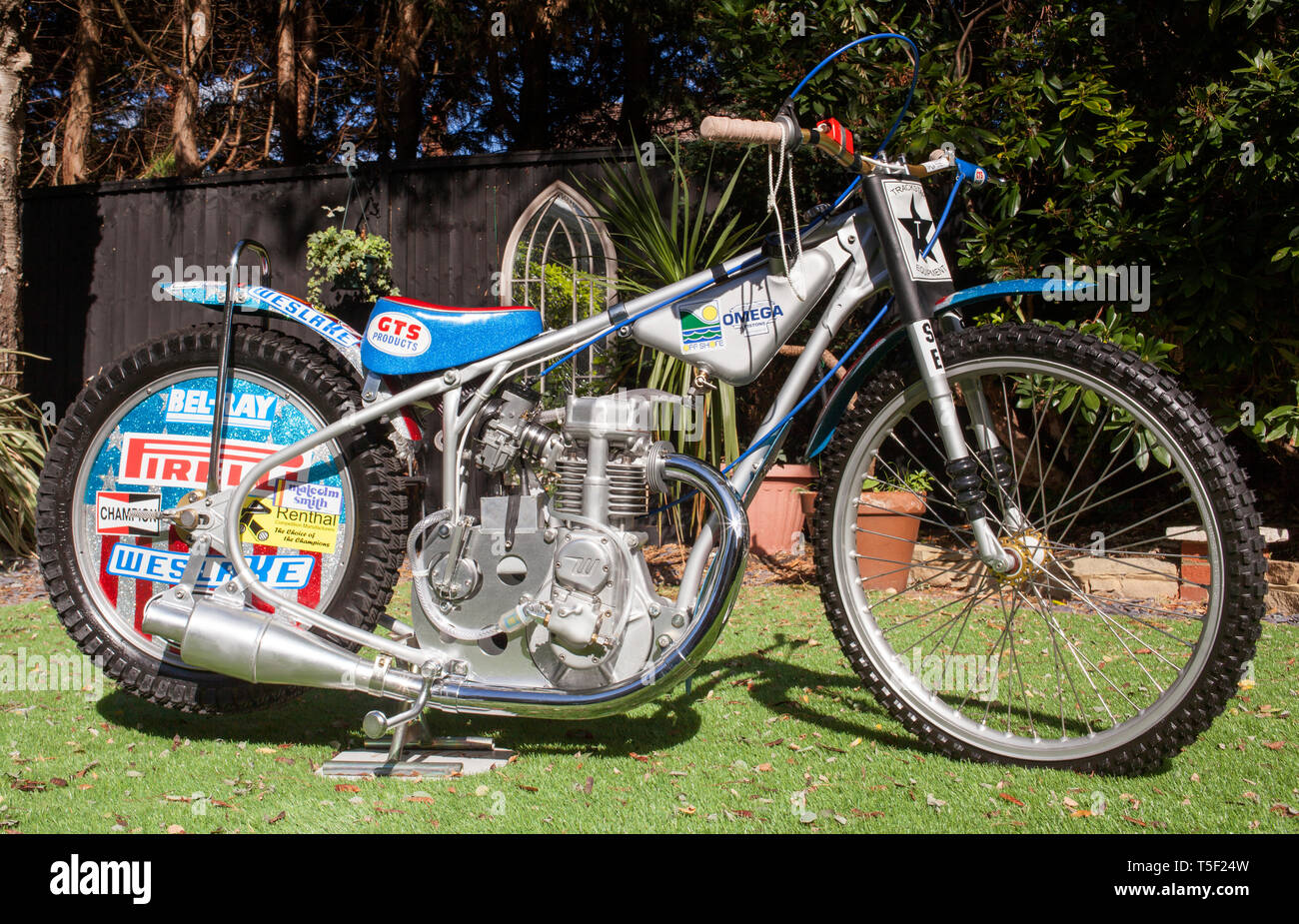 Eine Replik von Bruce penhall's 1981 Winning World Speedway ...