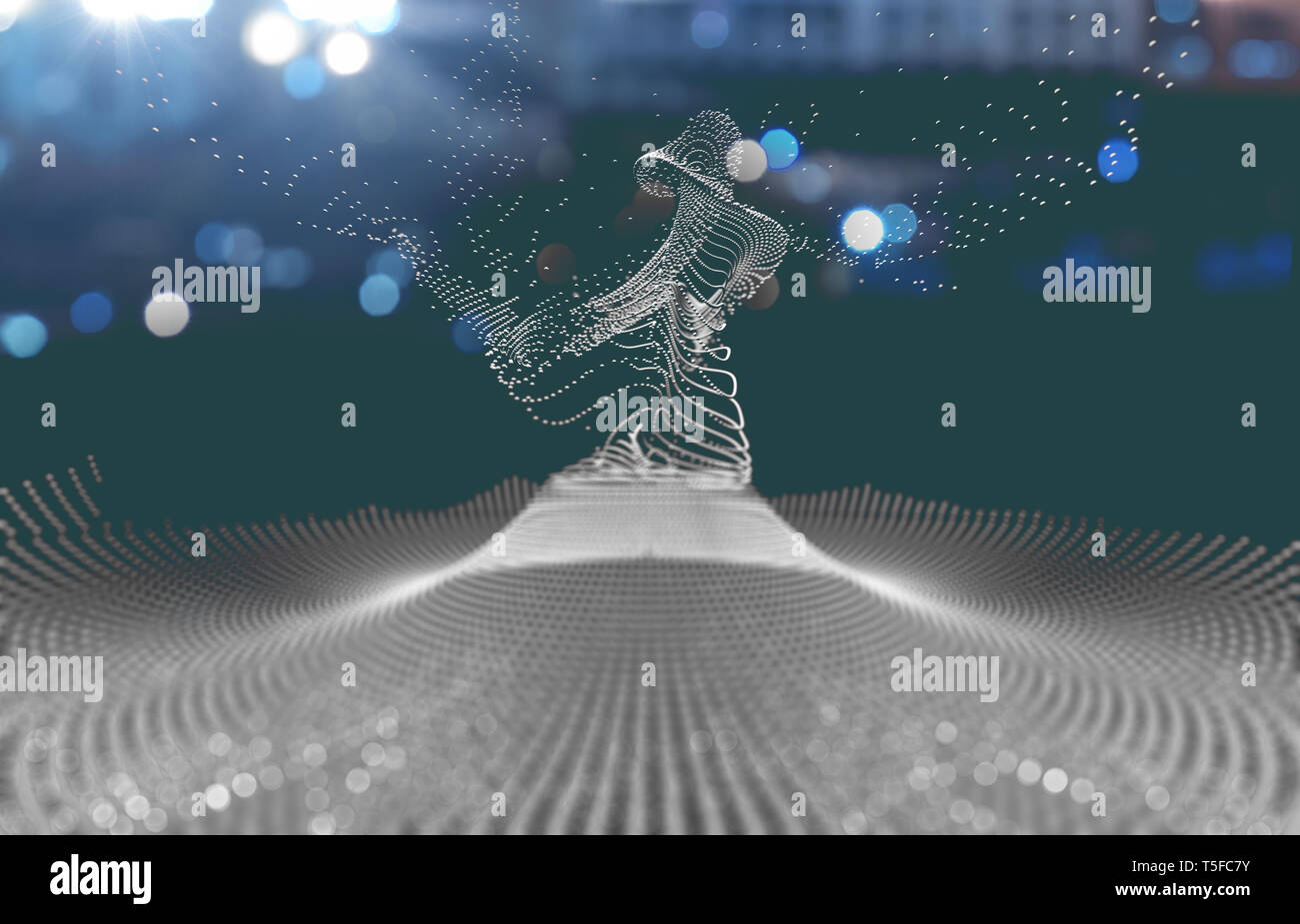 Hintergrundbild von tech Konzept Muster und Big Data structure.Net und ...