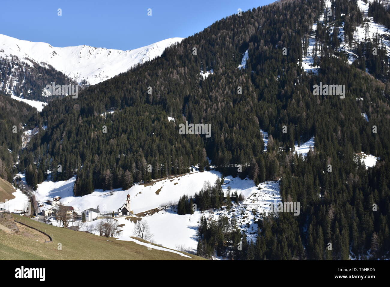 Navis, Dorf Tirol, navistal Naviser Tal, Innsbruck Land, Österreich ...