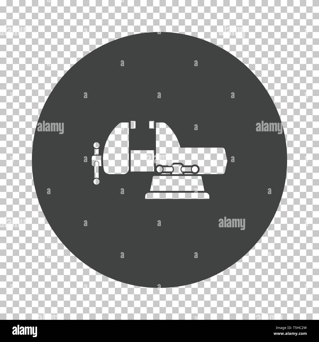 Vice-Symbol. Subtrahieren stencil Design auf Transparency Raster ...
