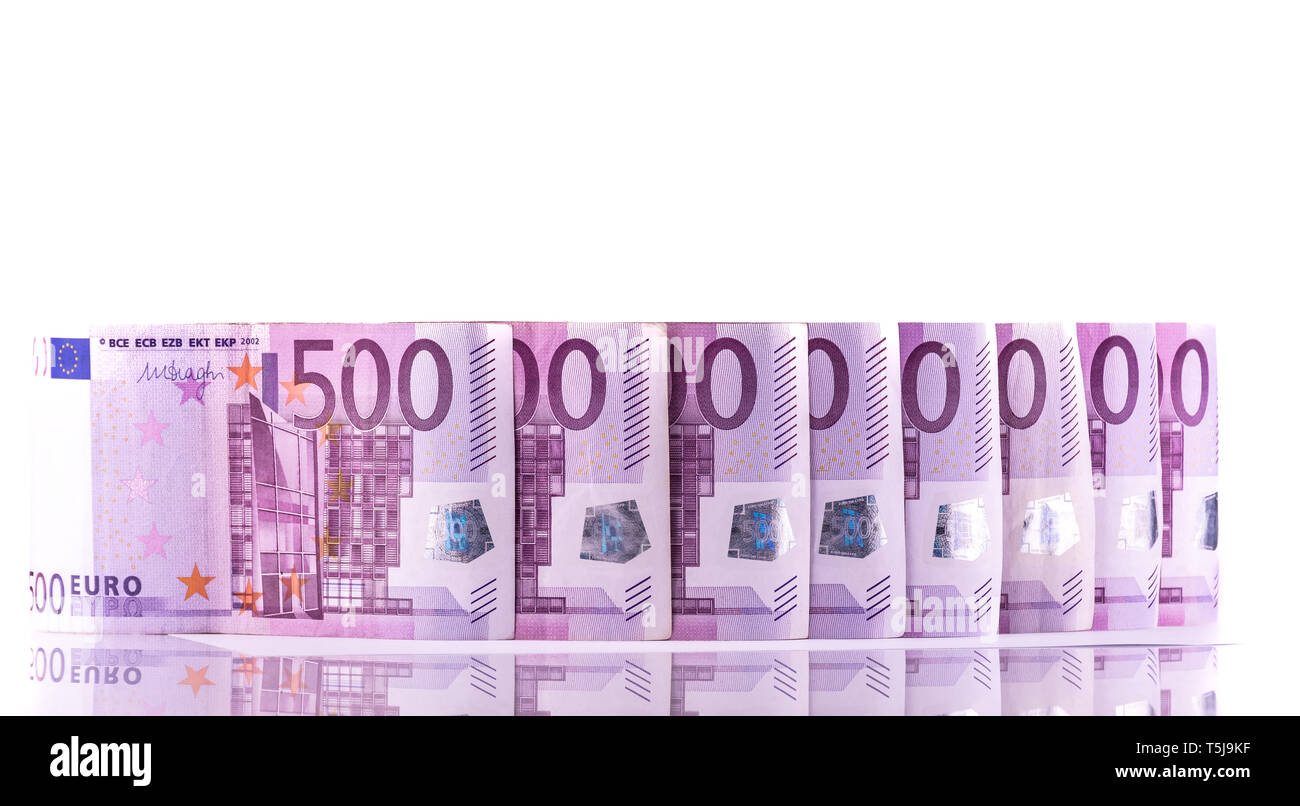 Euro Banknoten 500 Stockfotos und -bilder Kaufen - Alamy