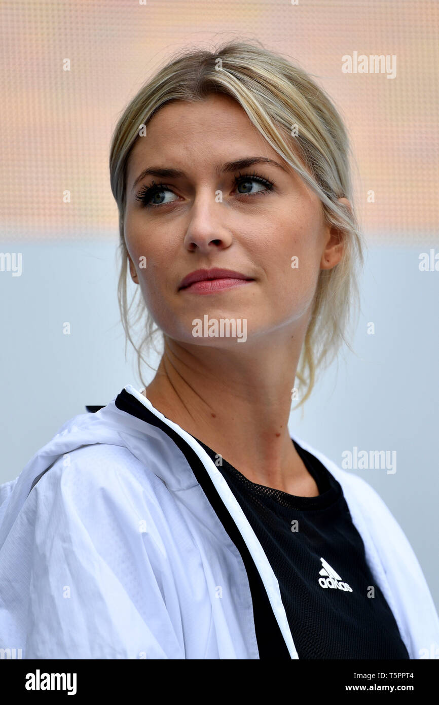 München, Deutschland. 26 Apr, 2019. Lena GERCKE, single Bild, Single ...
