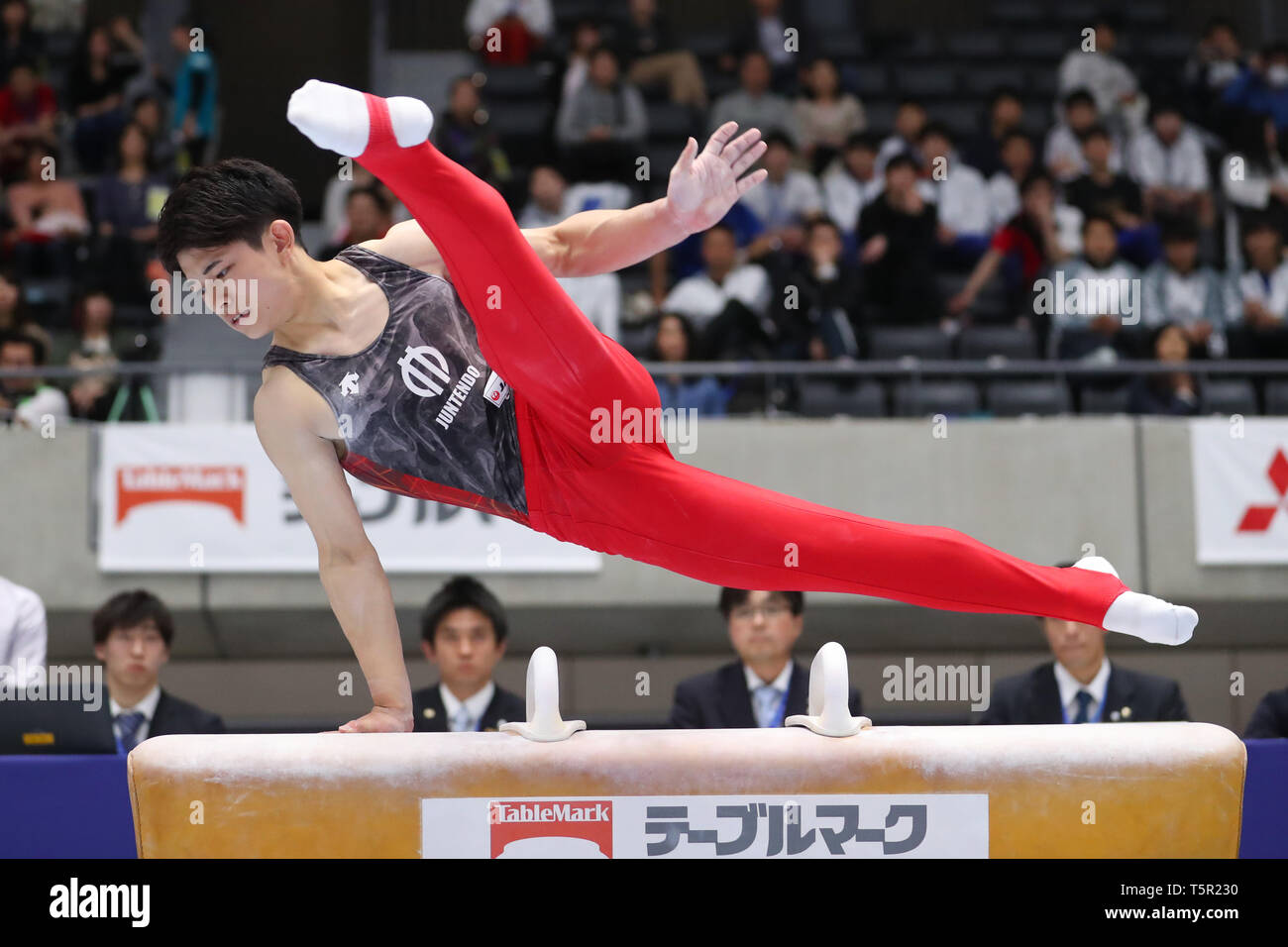 Takasaki Arena, Gunma, Japan. 26 Apr, 2019. Kakeru Tanigawa, 26. APRIL ...