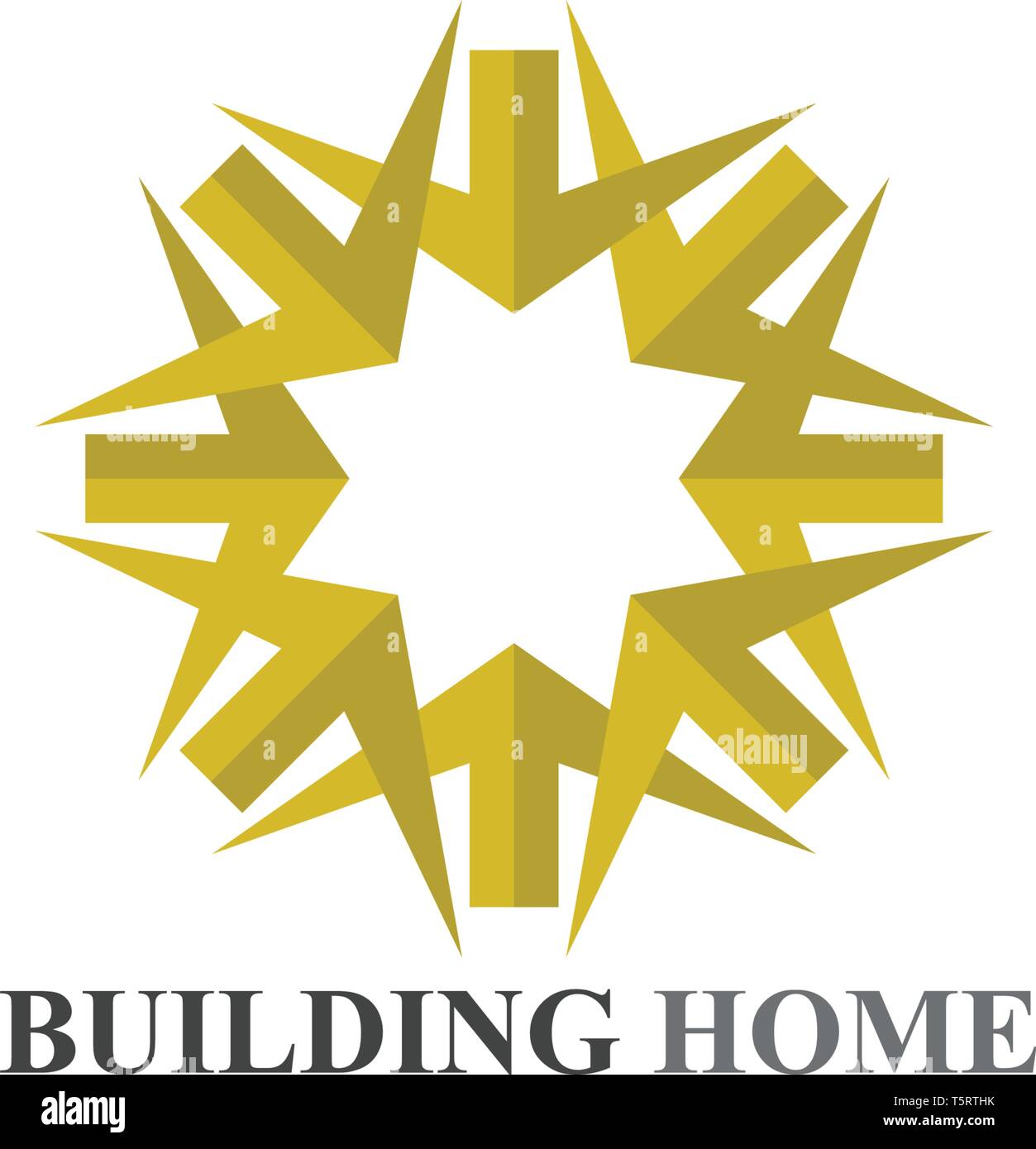 Home Gebäude Logos und Symbole Symbole Vorlage Stock-Vektorgrafik - Alamy