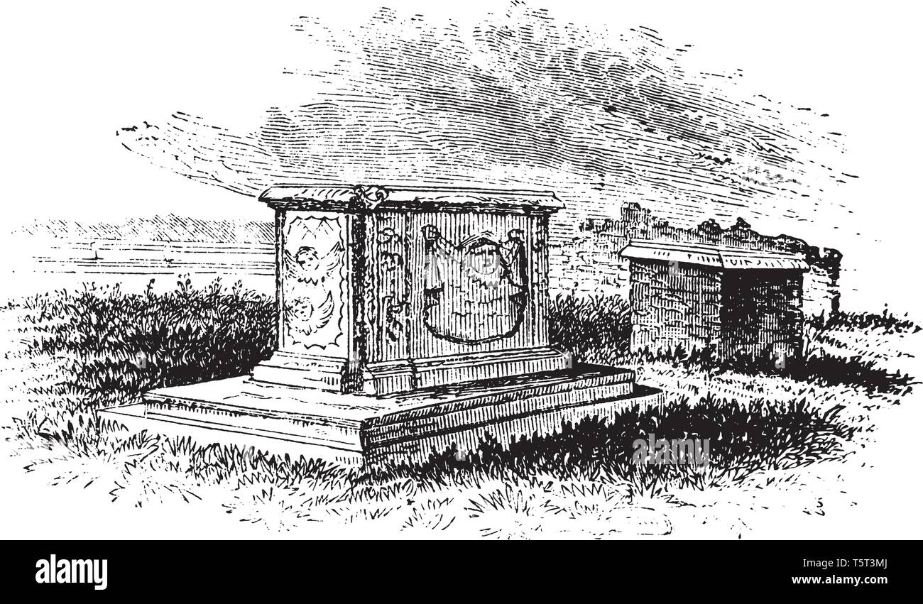 Das grab von thomas Stock-Vektorgrafiken kaufen - Alamy