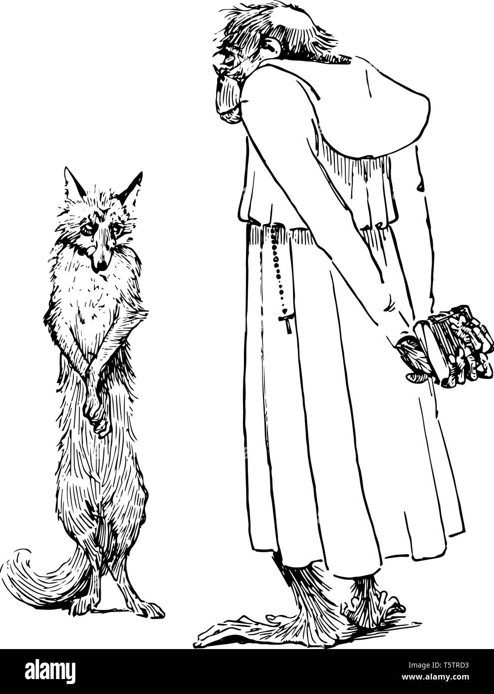 Der Fuchs: Martin der Ape diese Szene zeigt die Fox weint und stand vor ...