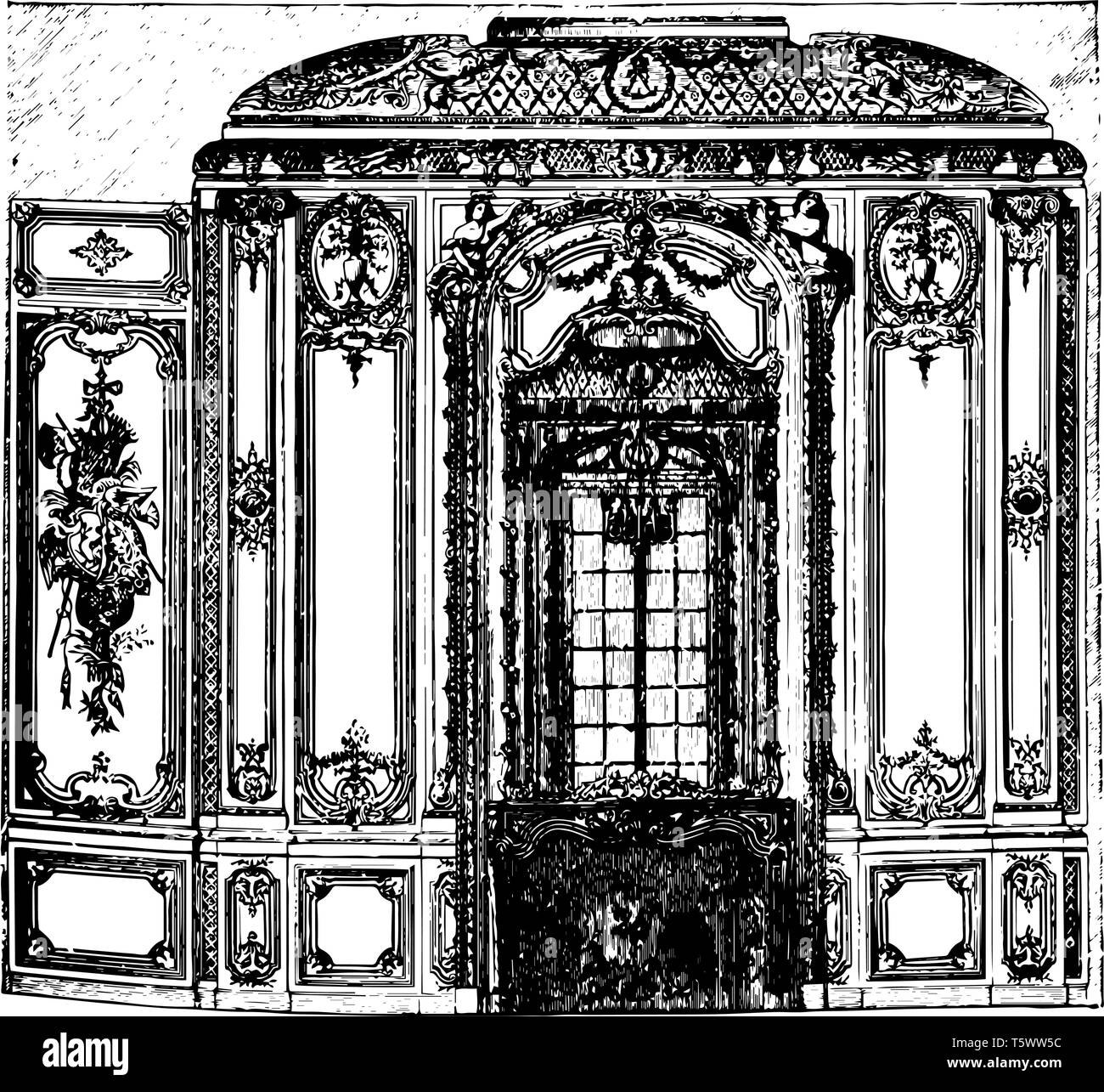 Rococo architecture Stock-Vektorgrafiken kaufen - Alamy