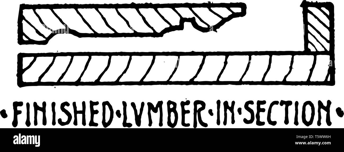 Fertige Schnittholz in Abschnitt Material Symbol ist ein linientyp von ...