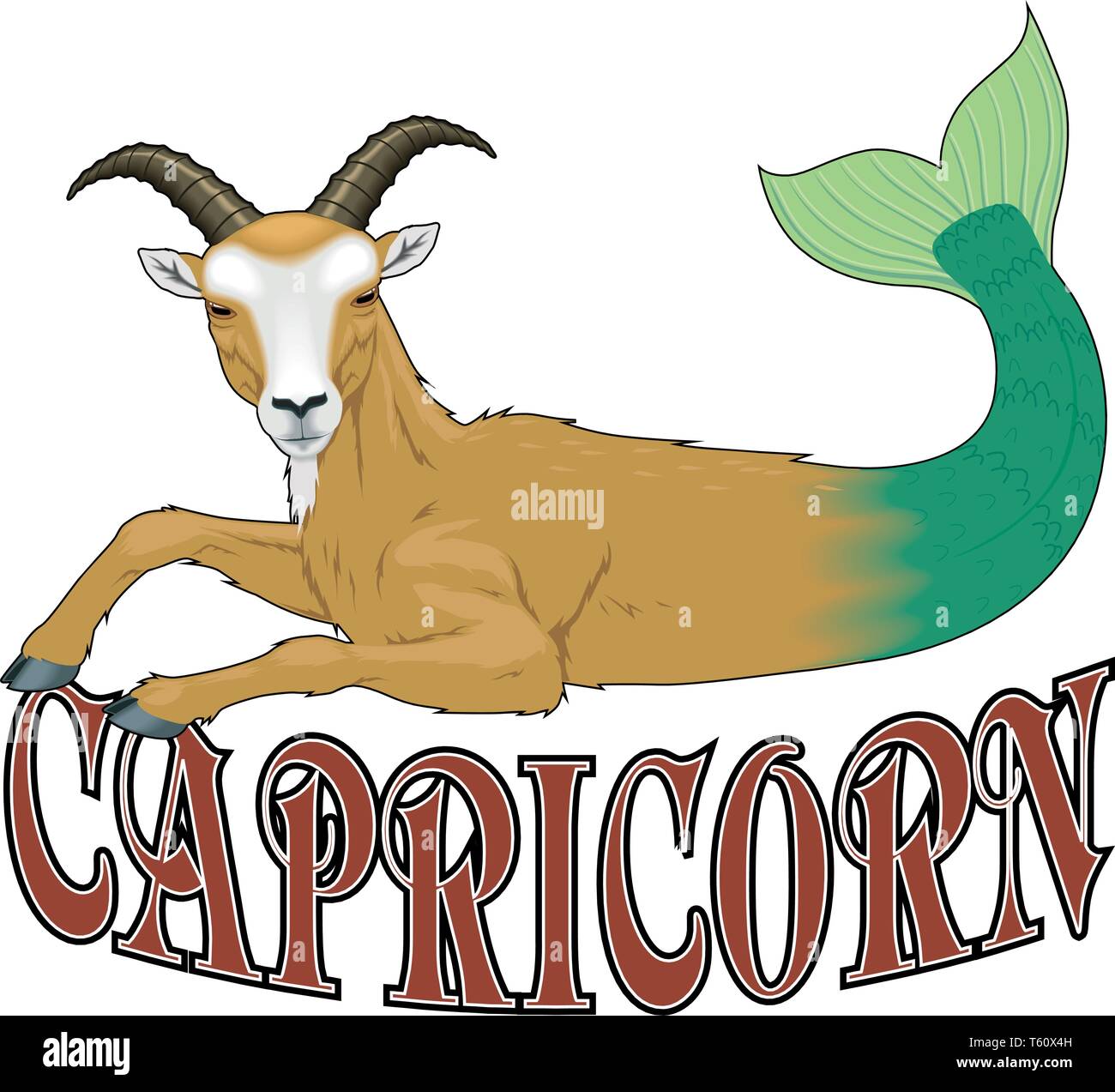 Steinbock Sternzeichen Vector Illustration Stock-Vektorgrafik - Alamy Steinbock Sternzeichen Vector Illustration Stock-Vektorgrafik - Alamy