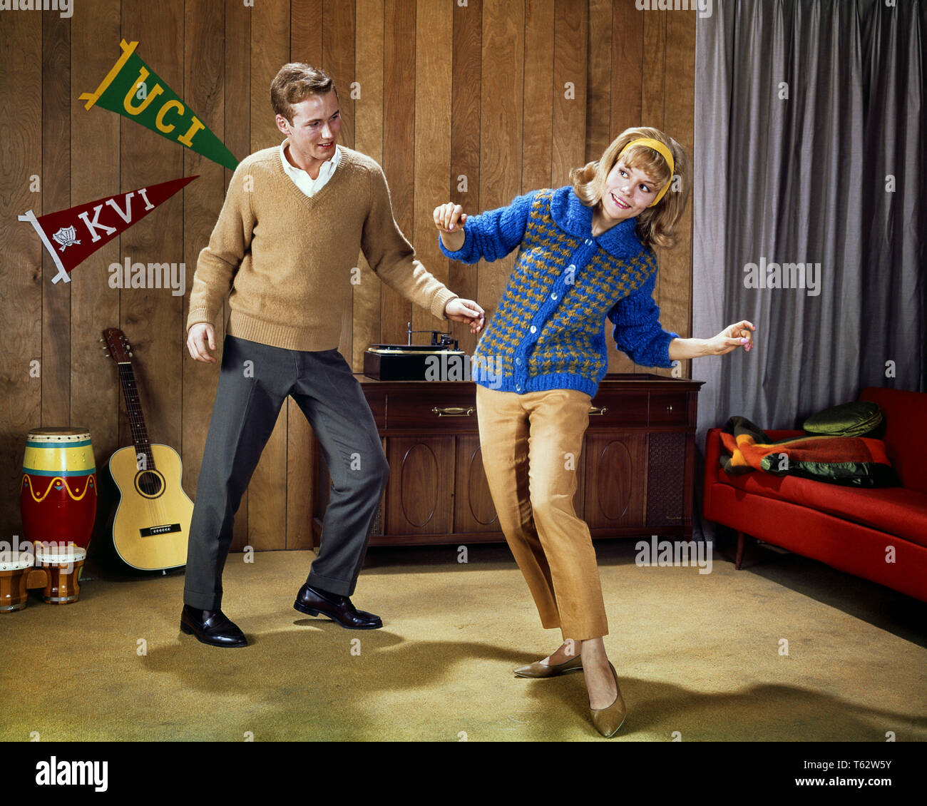 Teen Dance 1960s Stockfotos und -bilder Kaufen - Alamy