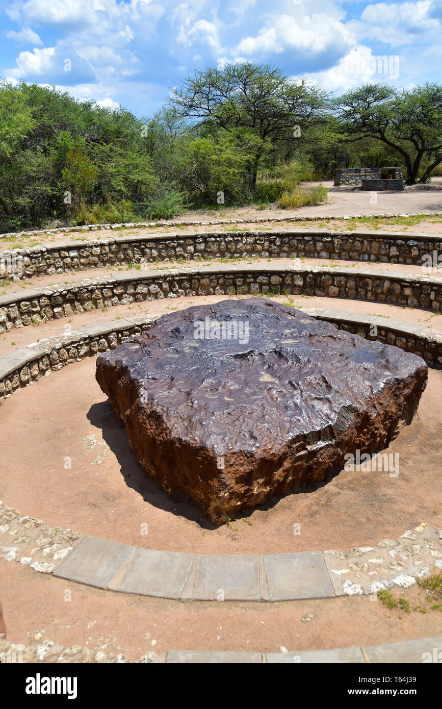 Ansicht der Hoba Meteorit in der Nähe von Grootfontein, am 06.03. 2019 ...