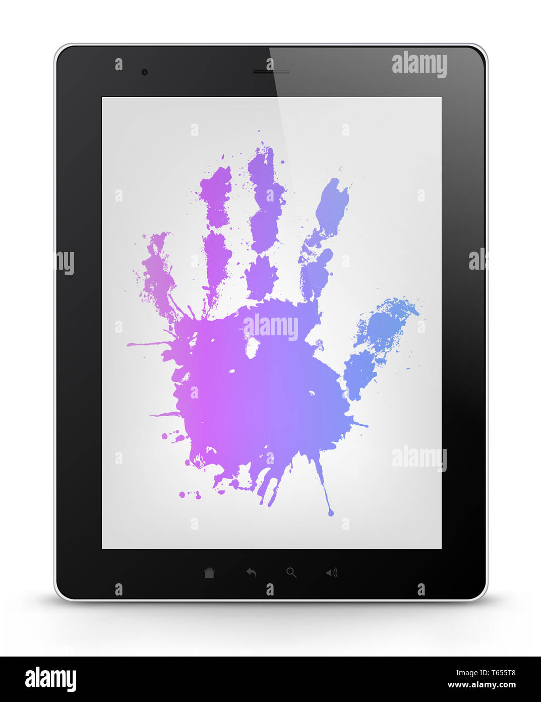 Handprint vector -Fotos und -Bildmaterial in hoher Auflösung – Alamy