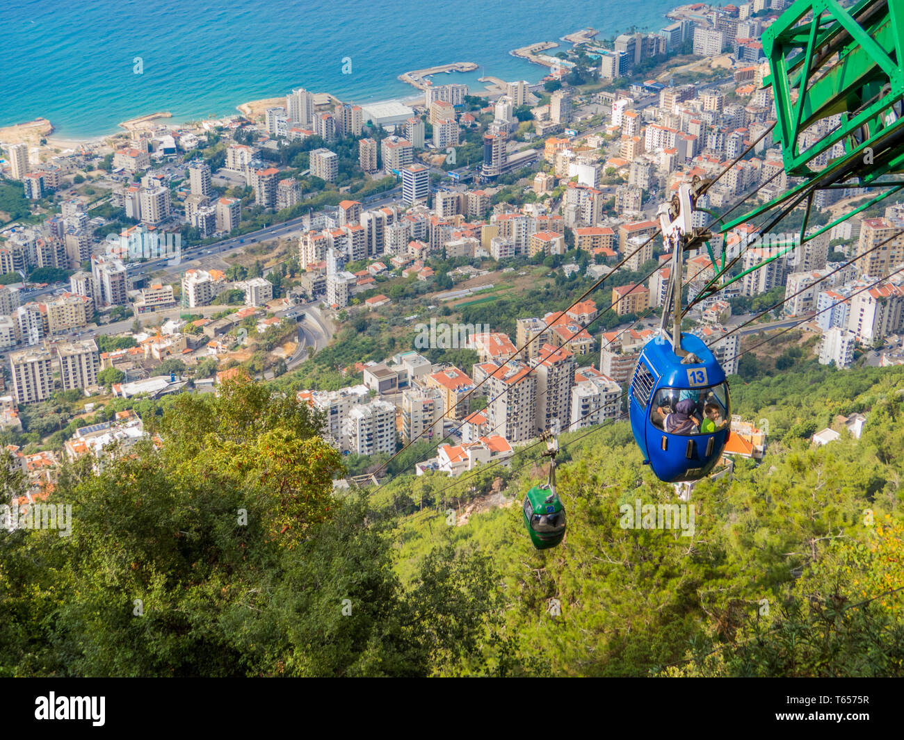 Jounieh cable car beirut lebanon -Fotos und -Bildmaterial in hoher ...
