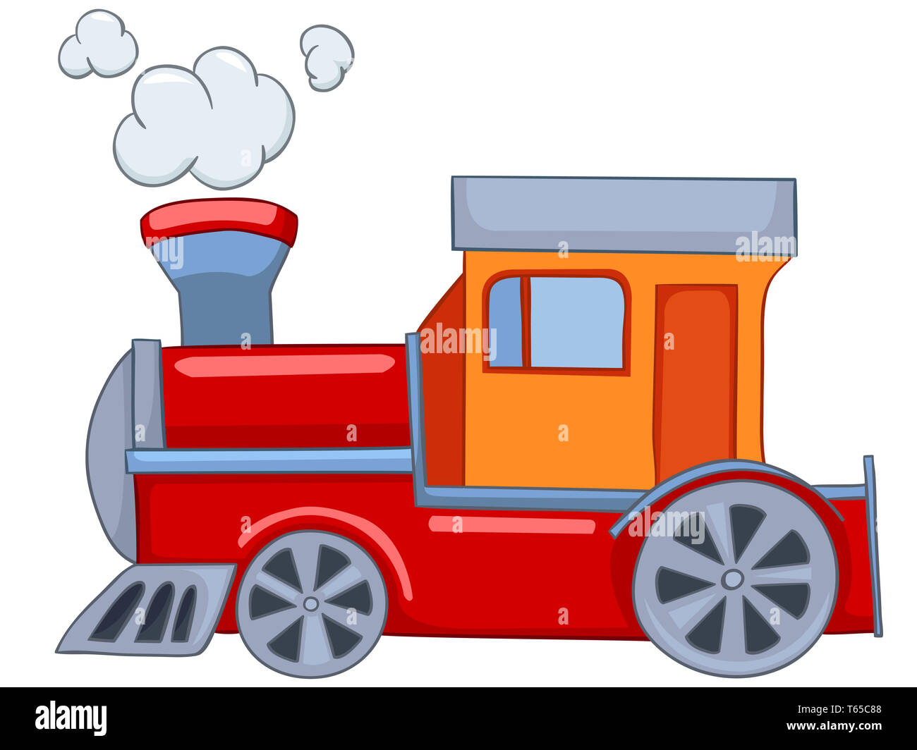 Cartoon train -Fotos und -Bildmaterial in hoher Auflösung – Alamy