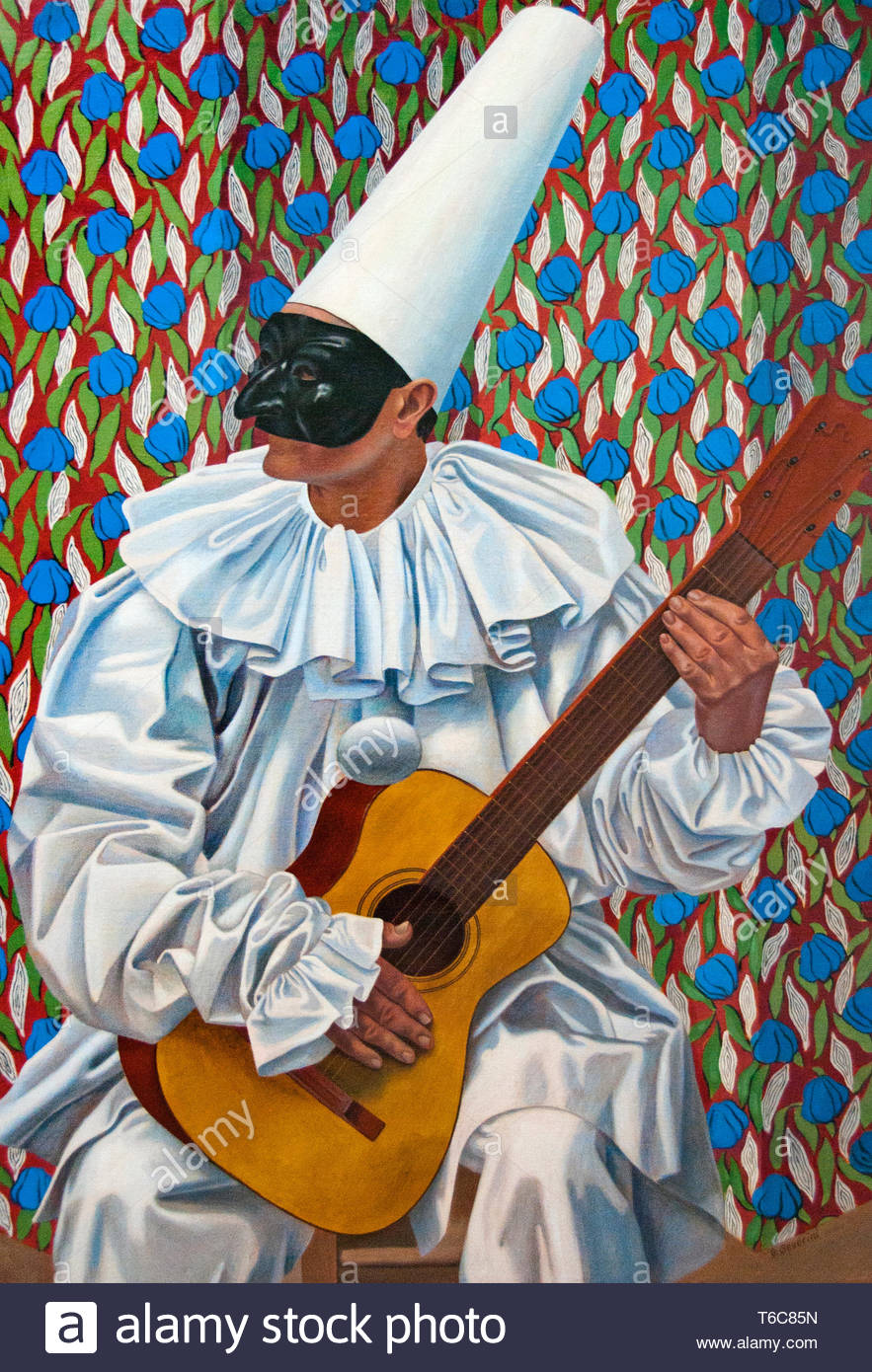 Pierrot Mask Stockfotos & Pierrot Mask Bilder - Alamy