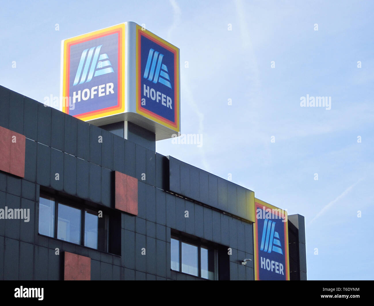 Hofer logo -Fotos und -Bildmaterial in hoher Auflösung – Alamy