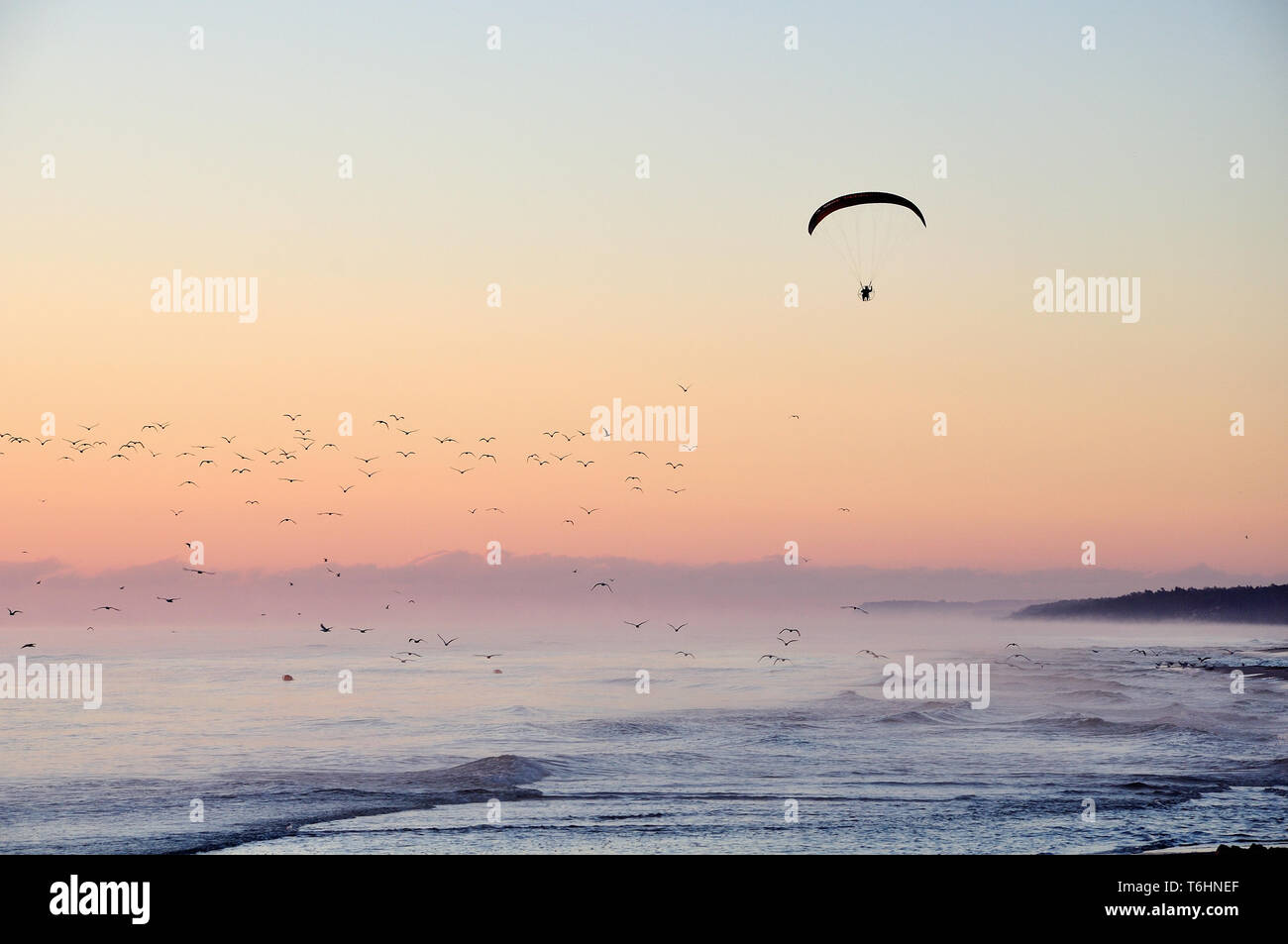 Silhouette des gleitschirms -Fotos und -Bildmaterial in hoher Auflösung ...