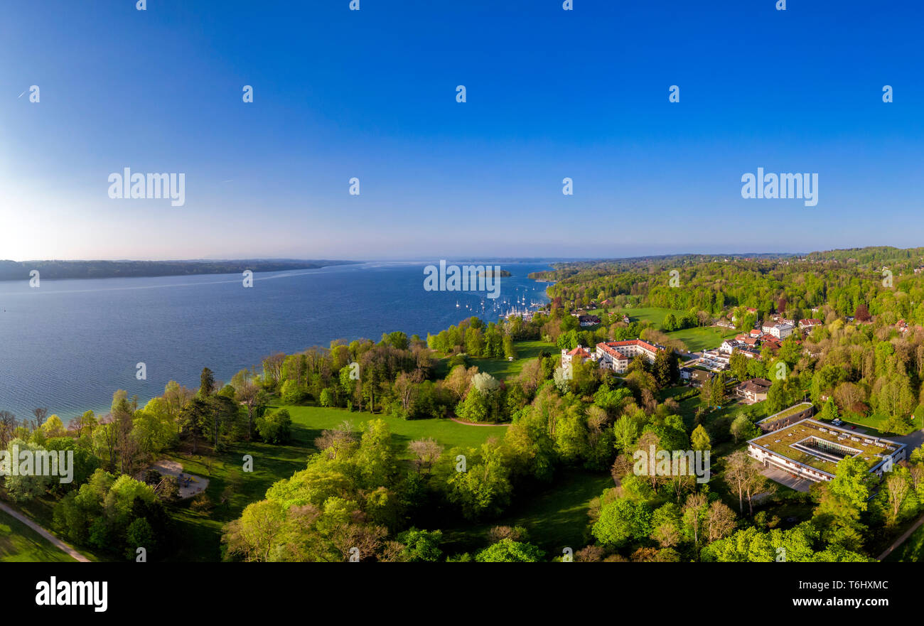 Schloss Possenhofen Castle und Freizeit Gelände Paradies am Starnberger ...