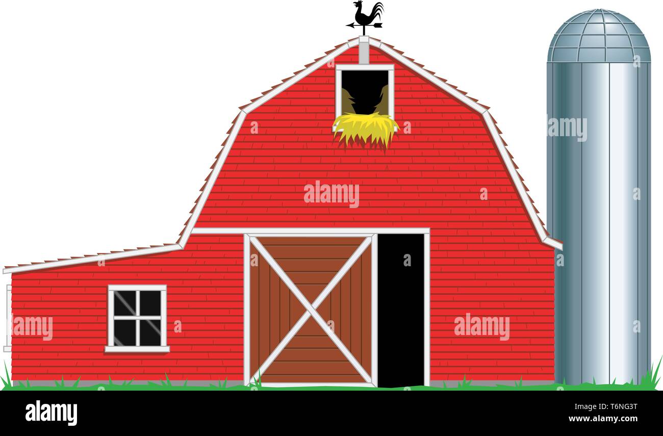 Scheune und silo Stock-Vektorgrafiken kaufen - Alamy