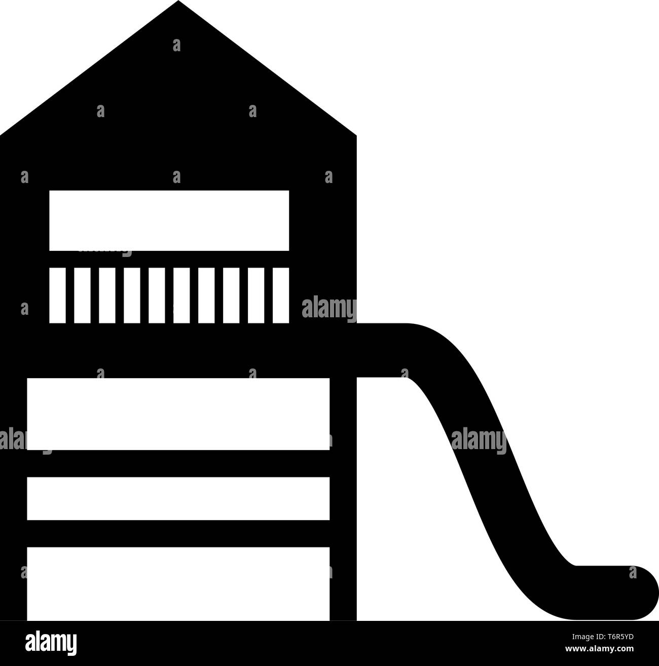 Rutsche Spielgeräte Stock-Vektorgrafiken kaufen - Alamy