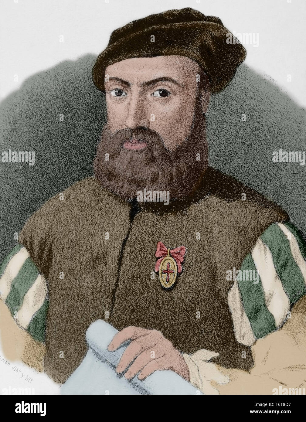 Ferdinand Magellan (1480-1521). Portugiesischer Seefahrer und Entdecker ...