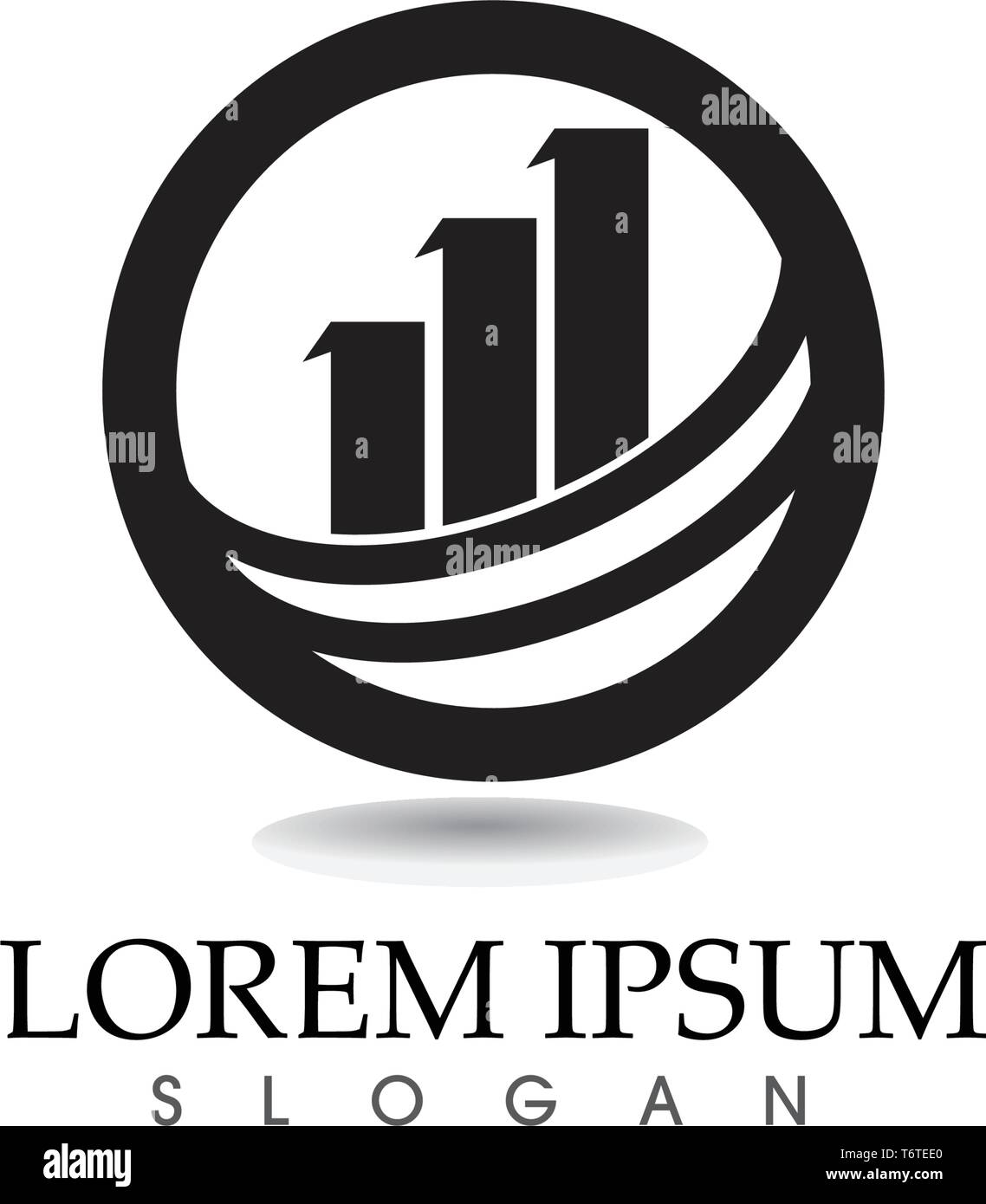 Wirtschaft Finanzen Logos und Symbole vektor Konzept Abbildung Stock ...