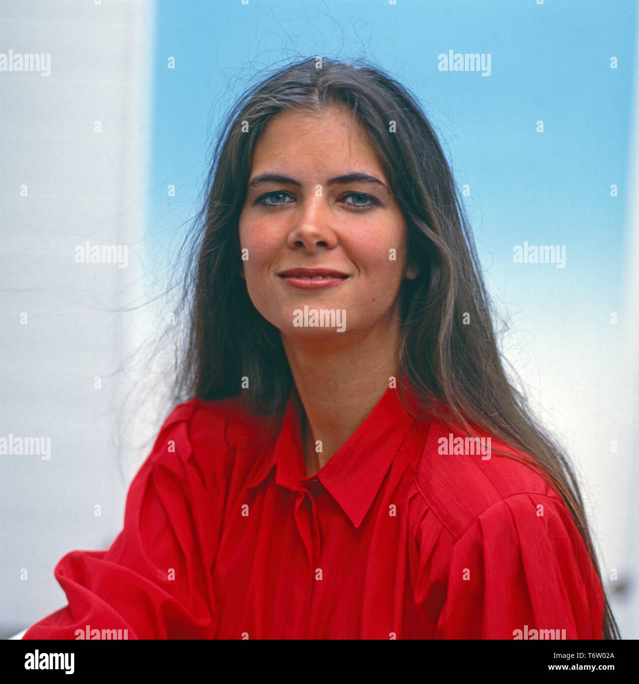 Maxi Biewer, deutsche Fernsehmoderatorin, Deutschland Ca. 1994 ...