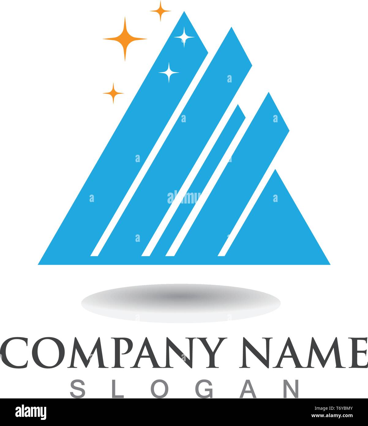 Wirtschaft Finanzen Logos und Symbole Vector Illustration Stock ...