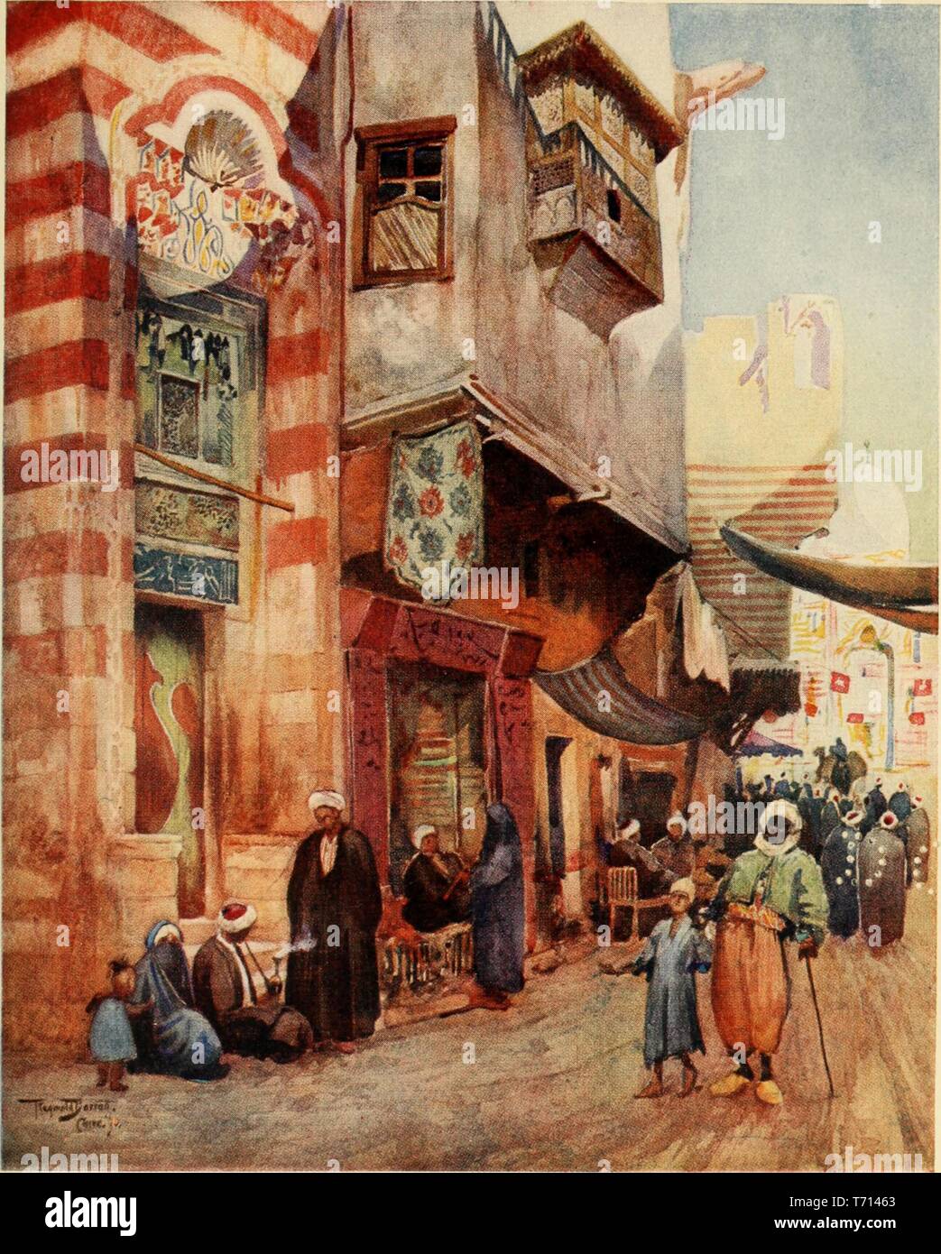 Abbildung aquarell lithographie -Fotos und -Bildmaterial in hoher ...