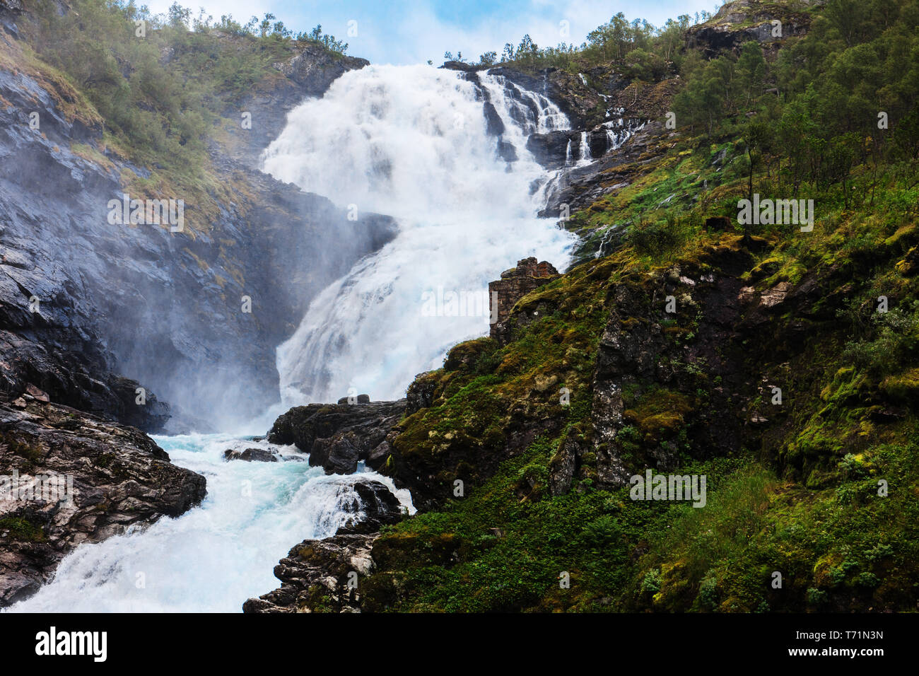 Kjosfossen waterfall -Fotos und -Bildmaterial in hoher Auflösung – Alamy