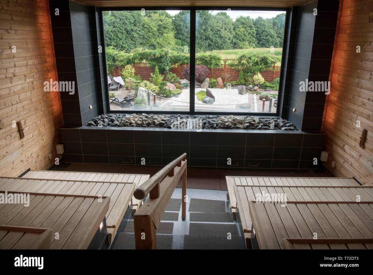 Köln, Freizeitbad Aqualand im Stadtteil Chorweiler, Sauna ...