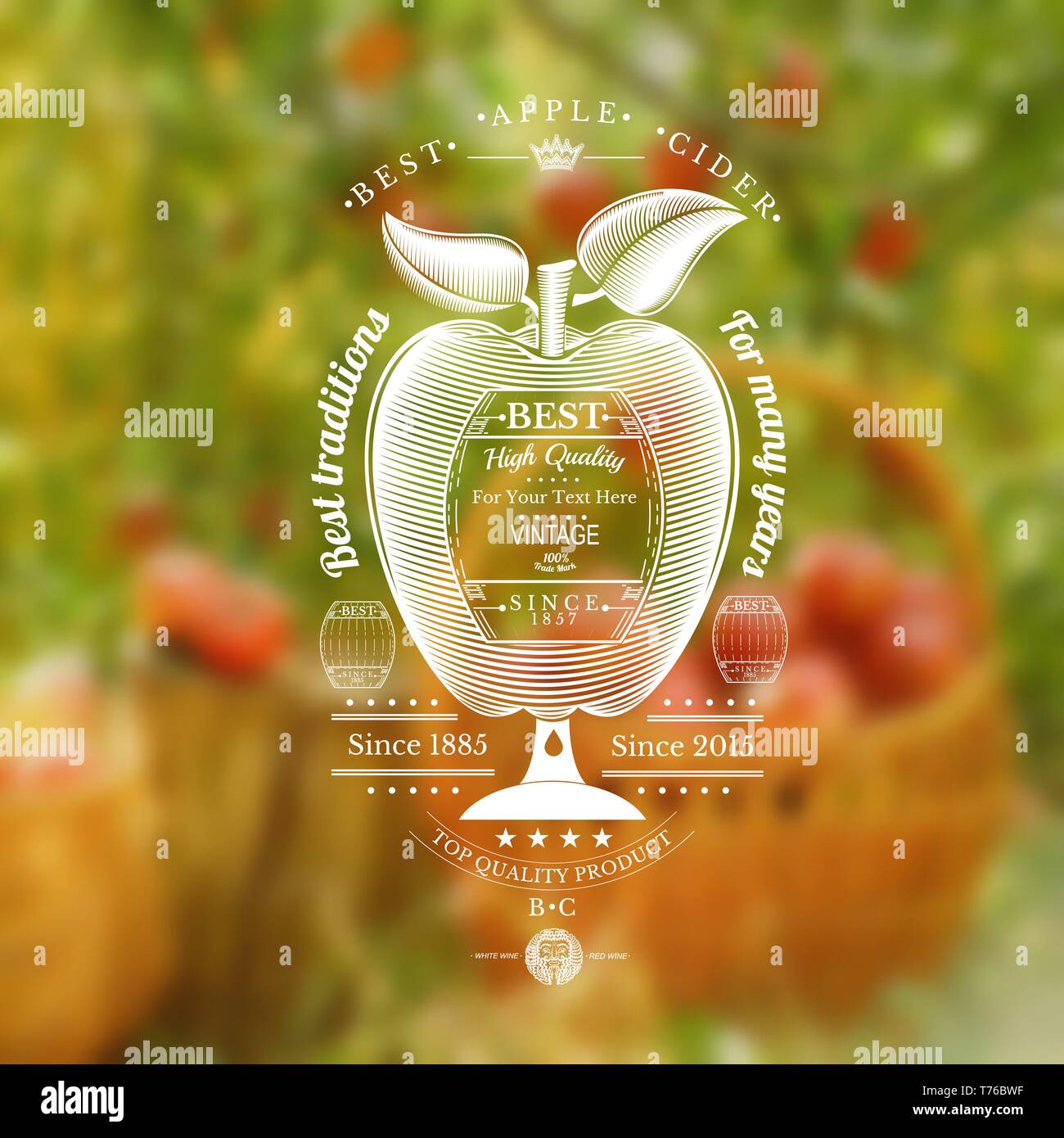 Fass foto gravur Stock-Vektorgrafiken kaufen - Alamy