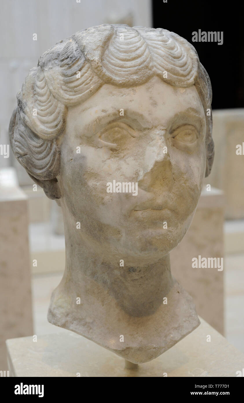 Der Jüngere (faustina Faustina Minor) (125/130-175 AD). Römische Kaiserin. Nerva-Antonine ...