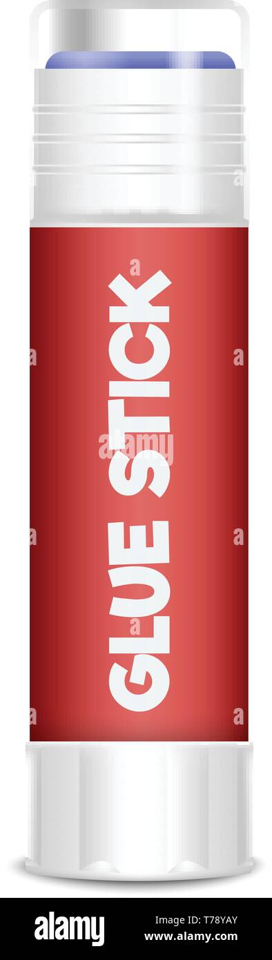 Klebestift Symbol. Realistische Darstellung der klebestift Vektor ...