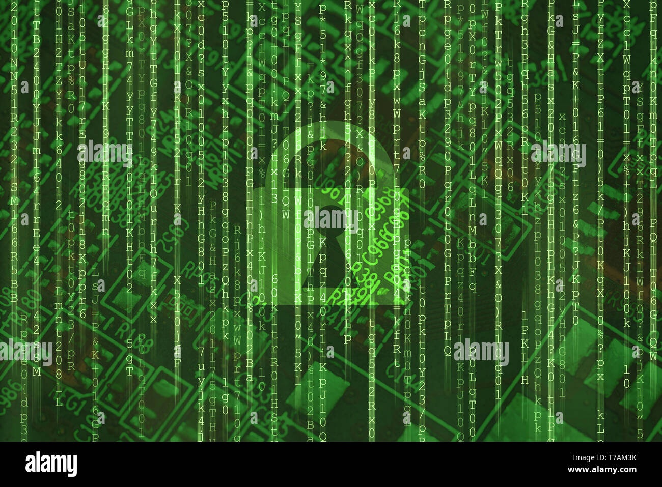Code Matrix Background Stockfotos und -bilder Kaufen - Alamy