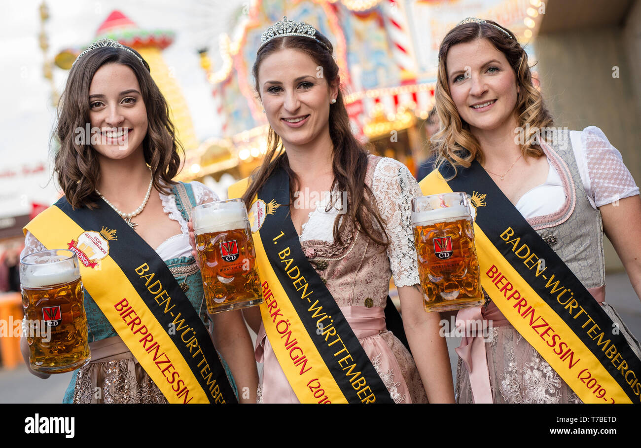 Stuttgart, Deutschland. 05 Mai, 2019. Laetitia Nees (M), neue und ...