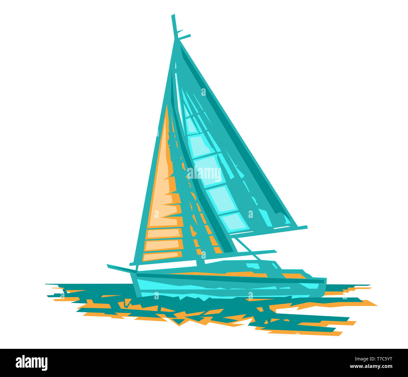 Segelboot design -Fotos und -Bildmaterial in hoher Auflösung – Alamy