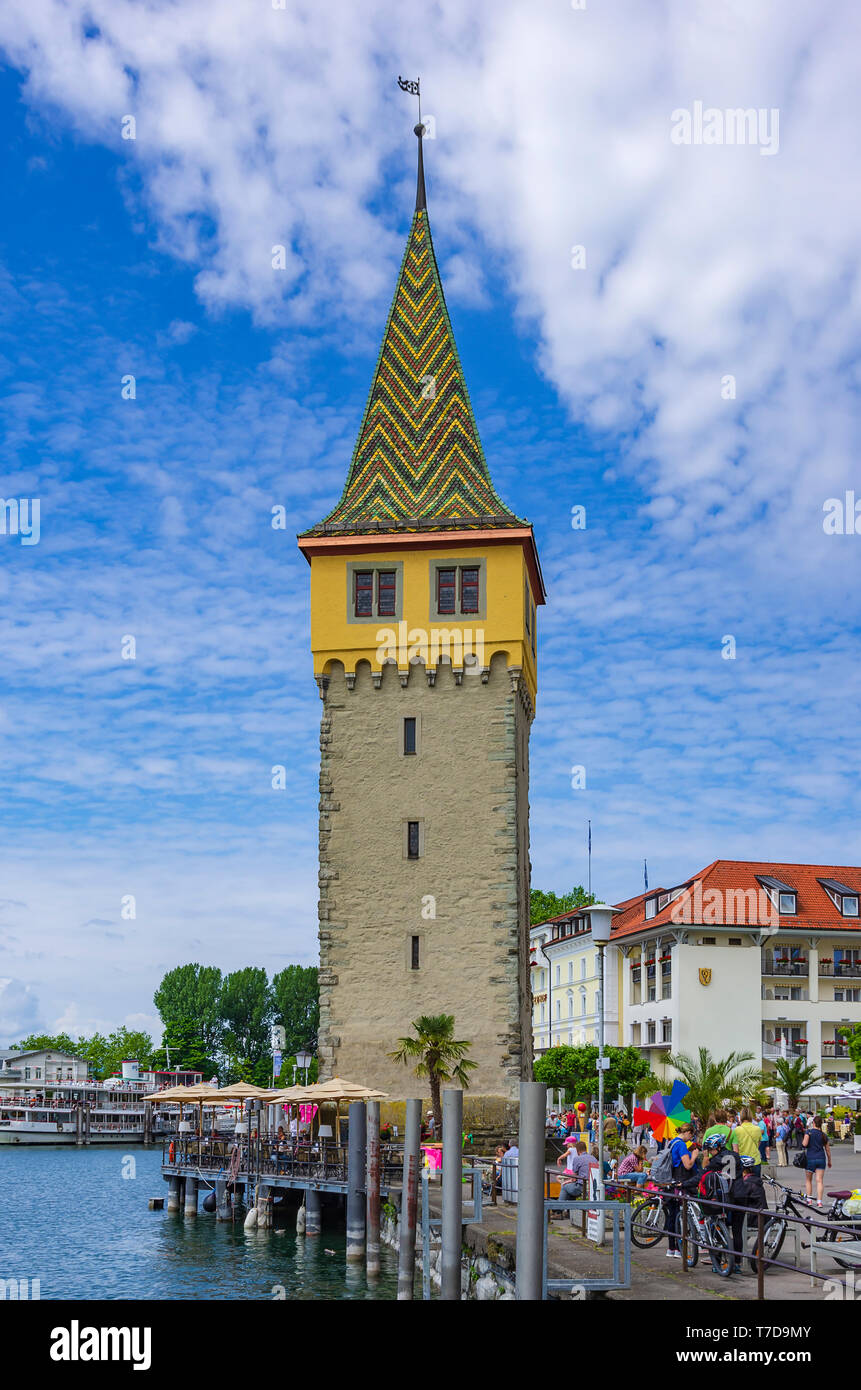 Stilvolle Mangturm Lindau Am Bodensee Fotosnull