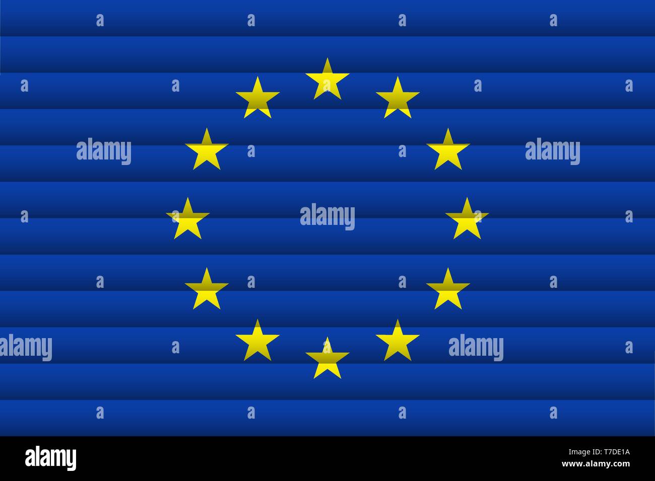 Sternenbanner eu flagge Stock-Vektorgrafiken kaufen - Alamy
