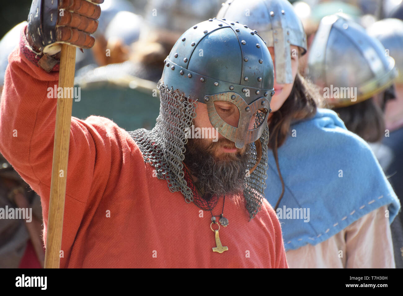Wikinger reenactment -Fotos und -Bildmaterial in hoher Auflösung – Alamy