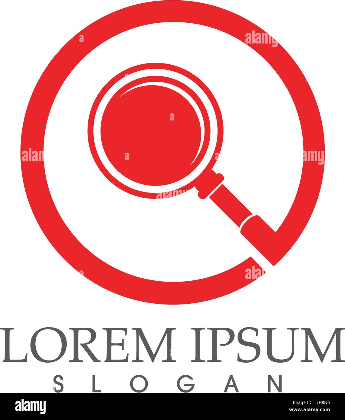 Lupe icon image Stock-Vektorgrafiken kaufen - Alamy