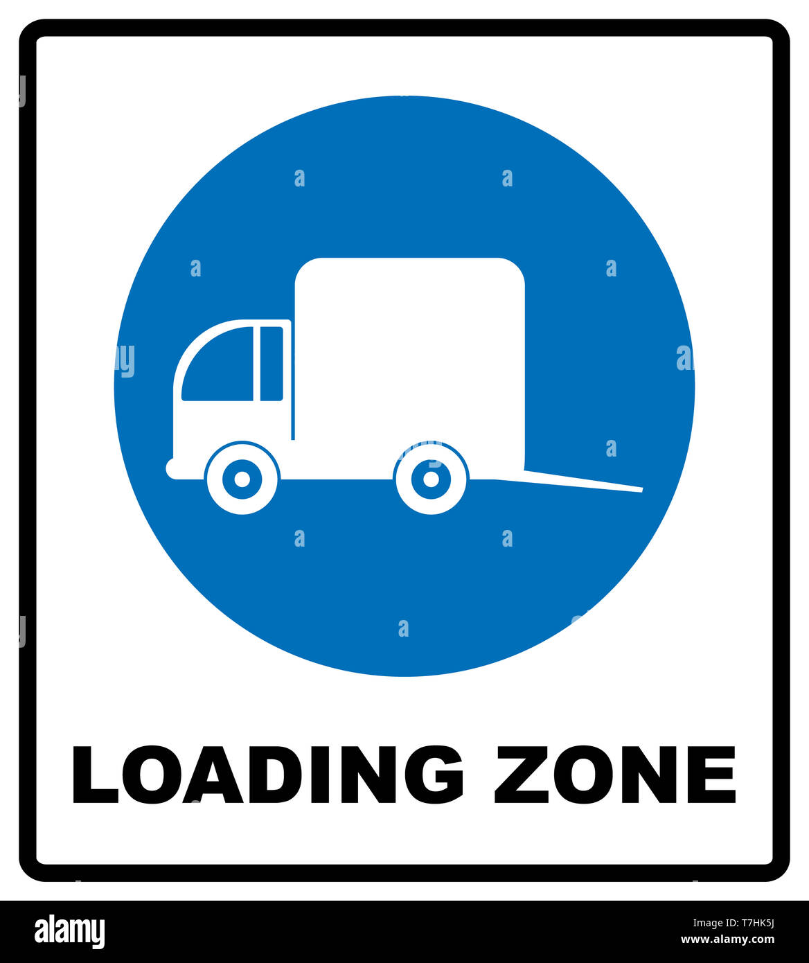 Ladezone anmelden. Abbildung isoliert auf Weiss. Blau Pflichtfeld ...