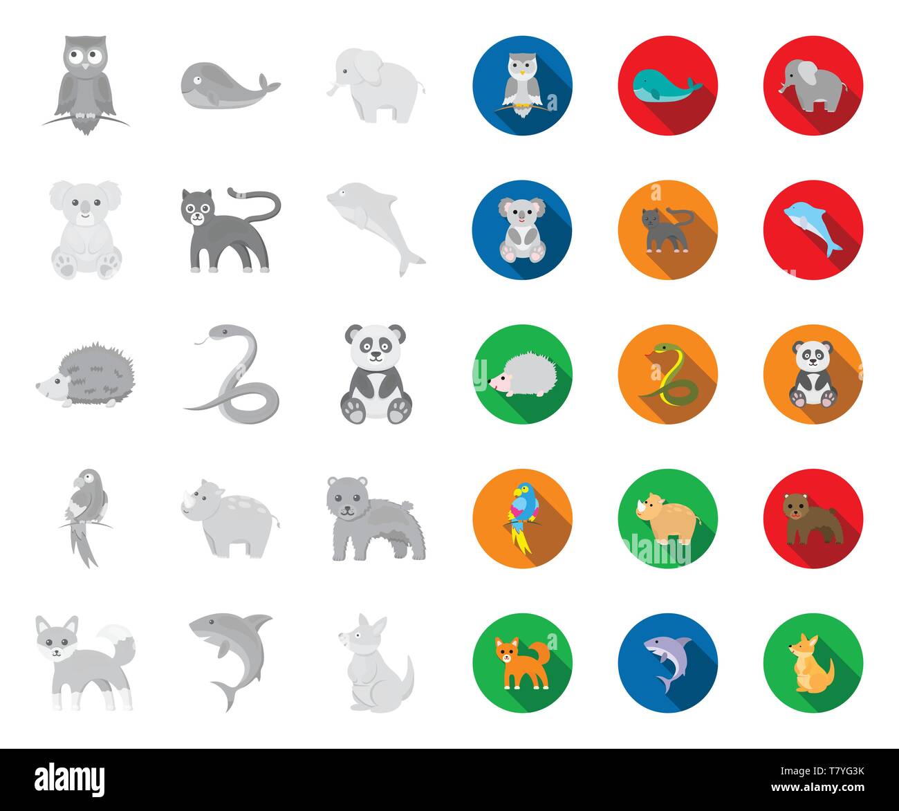 Tier, Bär, tier, vogel, Rasse, Sammlung, Cougar, Design, Dolphin, Esel ...