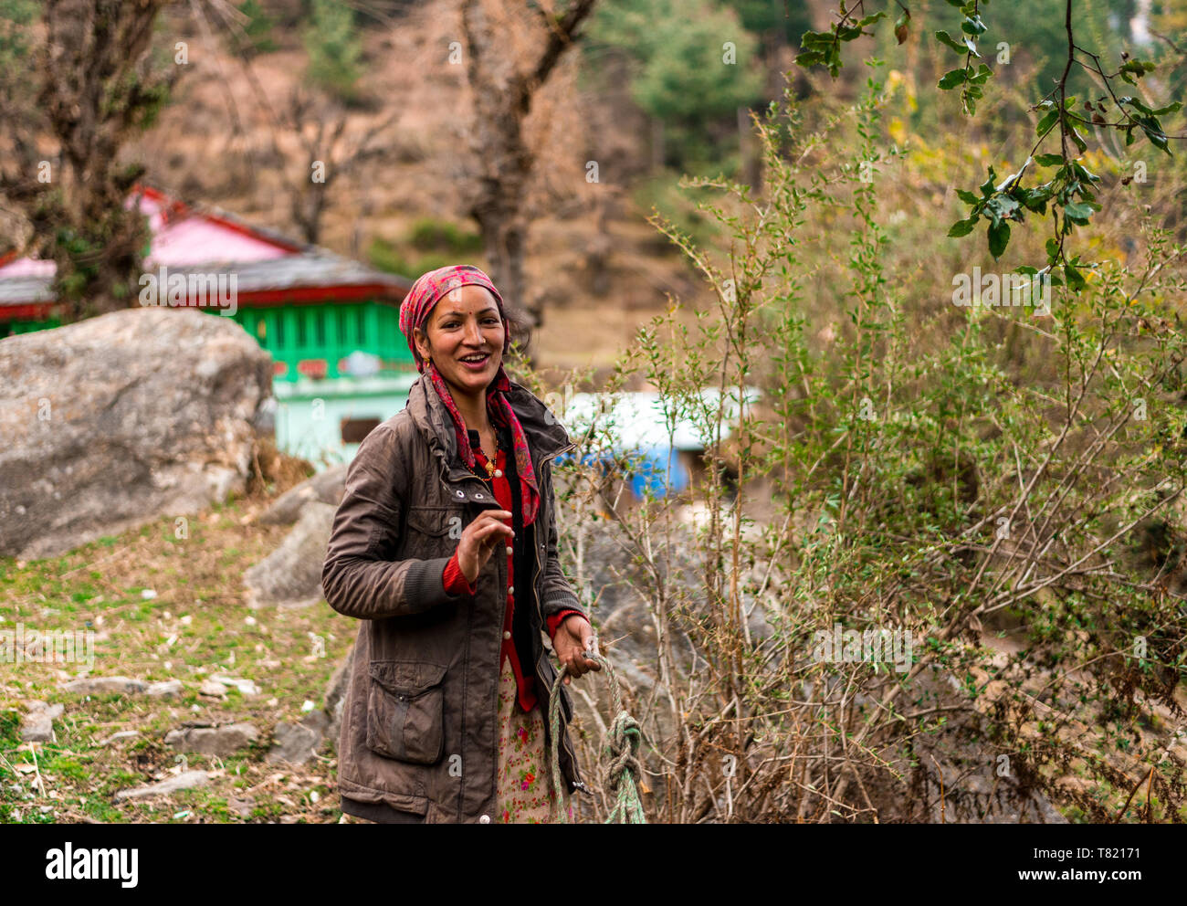 Local girl himachal pradesh india -Fotos und -Bildmaterial in hoher ...