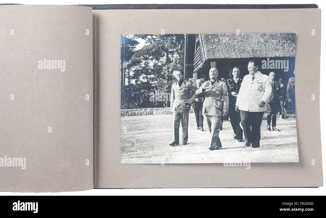 Hermann Göring - ein Fotoalbum von offiziellen Mussolinis Besuch in ...