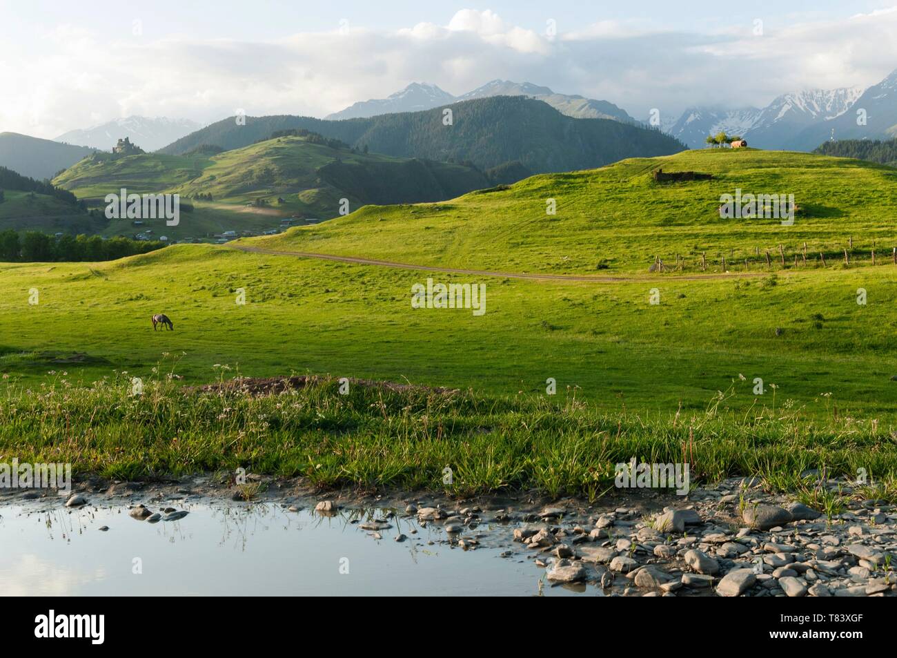 Georgien, Tuscheti Region als Weltkulturerbe der UNESCO, Tuscheti ...