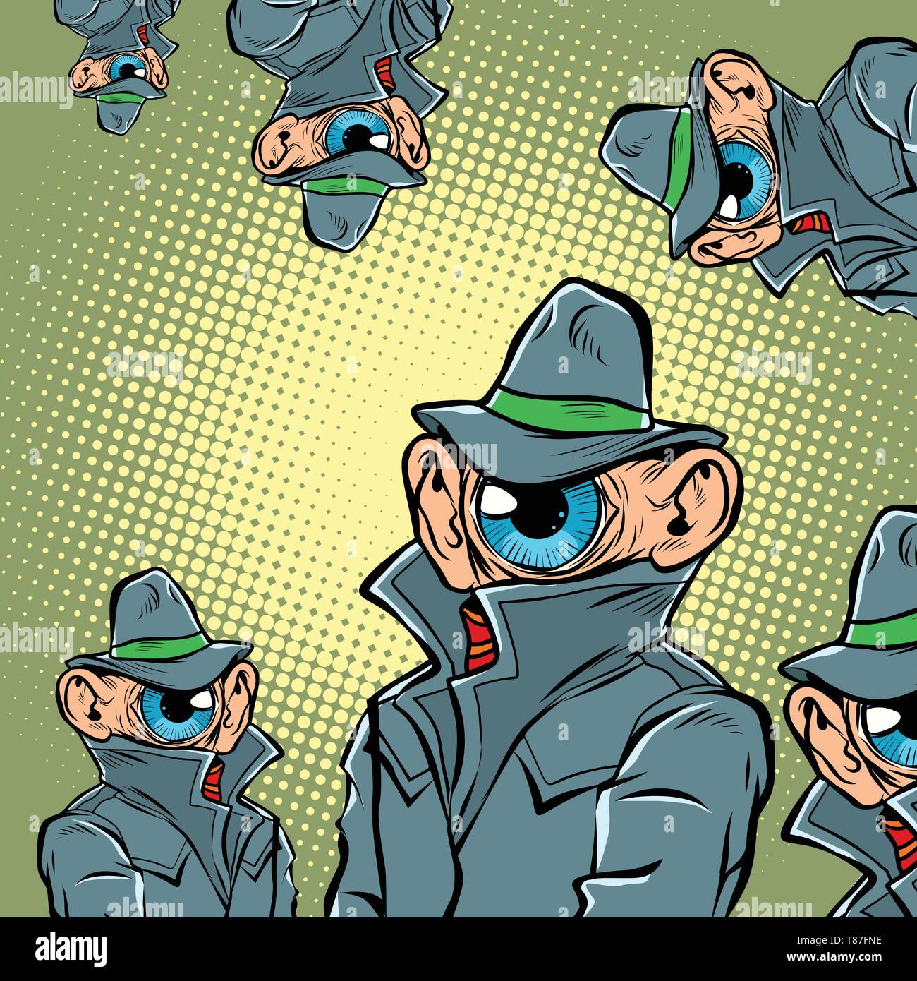 Spionage vektor vektoren Stock-Vektorgrafiken kaufen - Alamy