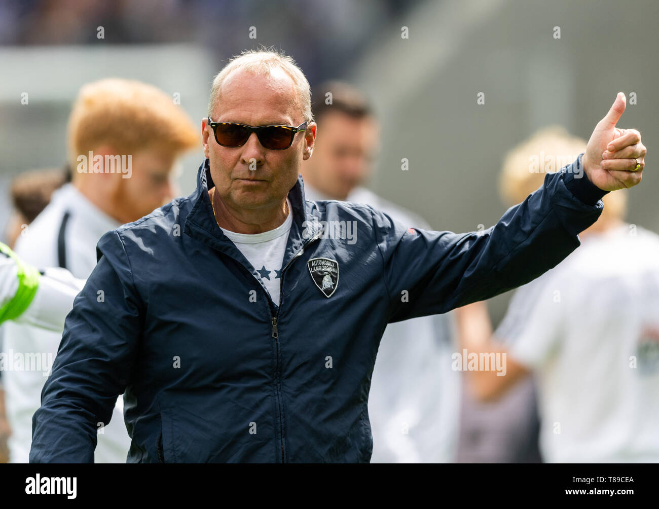Aue, Deutschland. 12. Mai 2019. 2. Fussball Bundesliga, Erzgebirge Aue ...