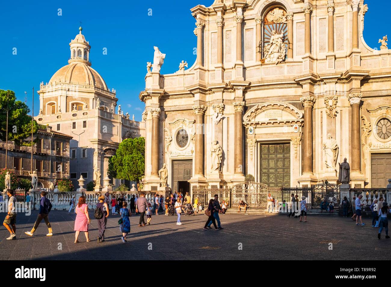 Italien, Sizilien, Catania, barocke Stadt als UNESCO-Weltkulturerbe ...