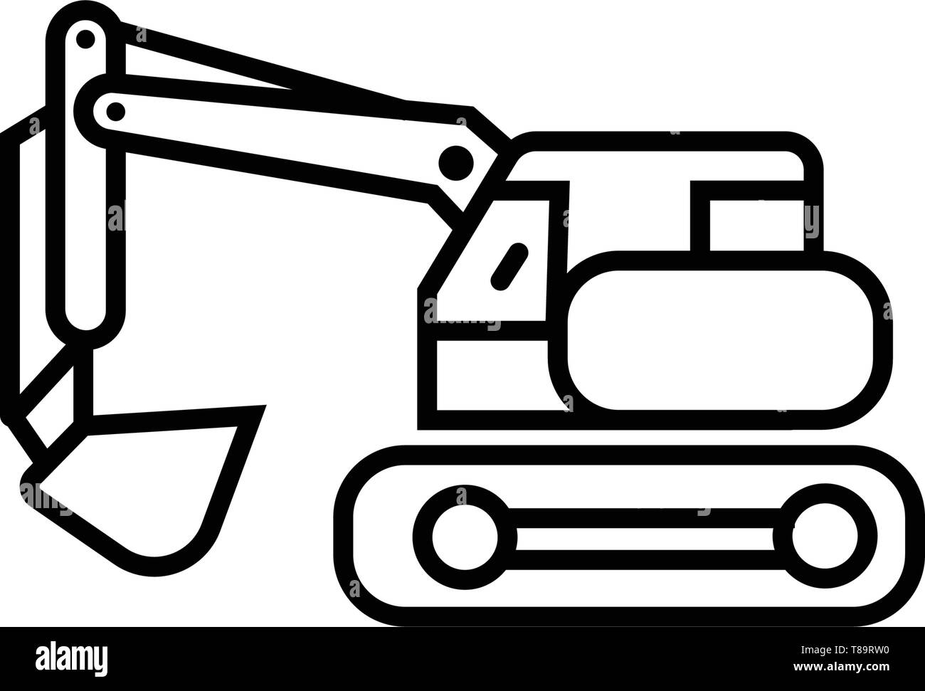 Crane machine Symbol-Vektor symbol Kran Symbol Stock-Vektorgrafik - Alamy